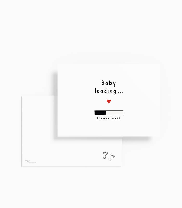 KREATIVISTA Shop • Karte «Baby loading»